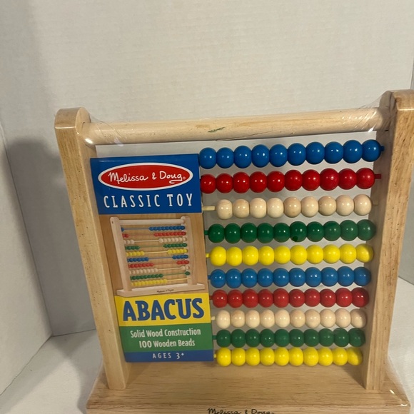 Melissa & Doug | Toys | Elissa Doug Abacus Classic Wooden Toy | Poshmark